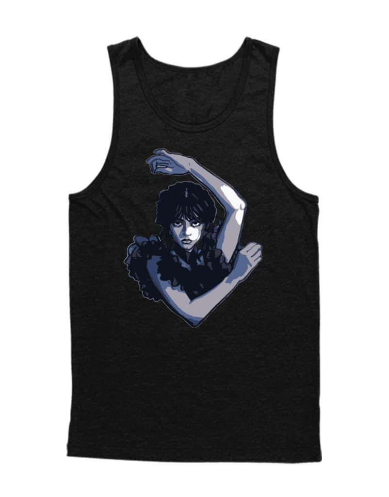 Instamerch Tank Top Ortega Wednesday Viral Dance Nevermore Addams ...